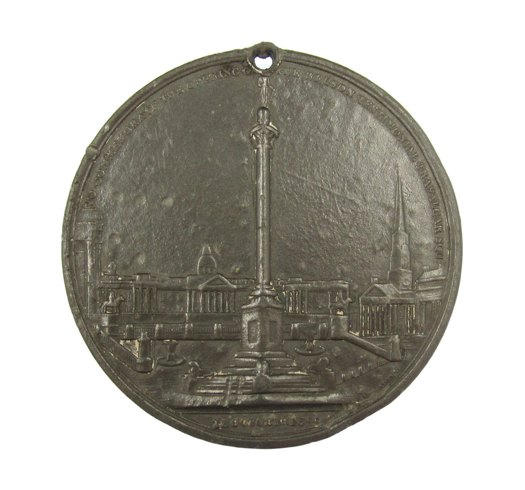 1844 Nelson's Column Trafalgar Veteran's 62mm Medal - By Avern ...