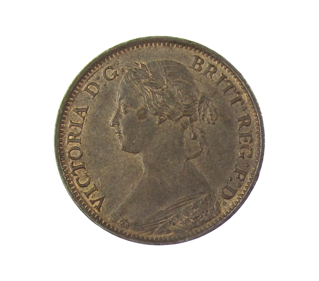 Victoria 1863 Farthing - EF – Coopers Coins