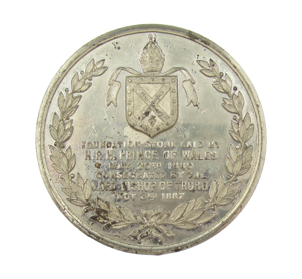 1887 Consecration Of Truro Cathedral 45mm Medal – Coopers Coins