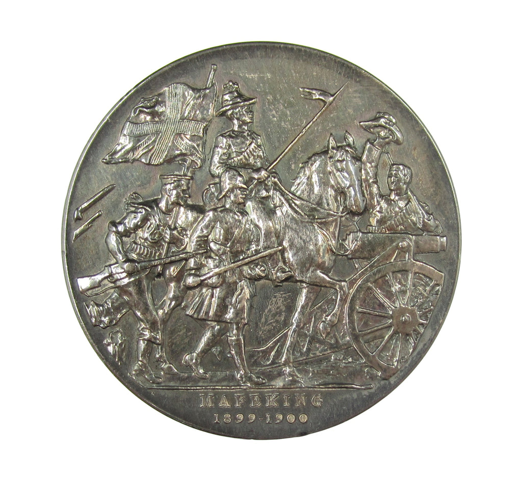 1900 Baden-Powell Defence Of Mafeking 45mm Silver Medal - By Bowcher ...