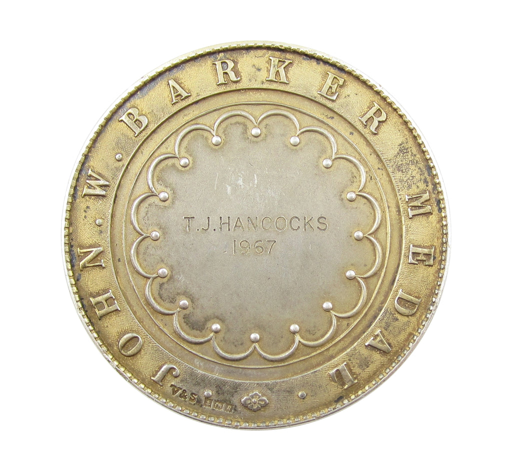 1967 Leicester College Of Art John Barker 51mm Silver Medal – Coopers Coins