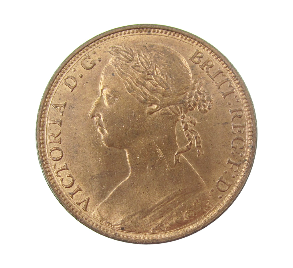 Victoria 1886 Penny - GEF – Coopers Coins