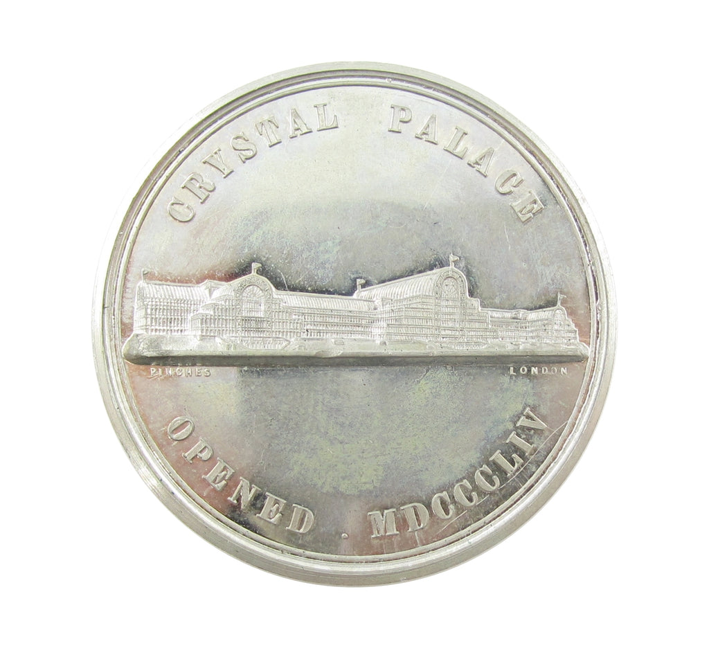 1854 Crystal Palace Exhibition 42mm Cased Medal - By Pinches – Coopers ...