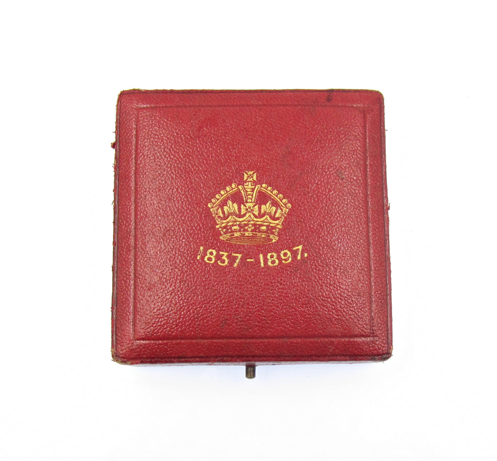 1897 Victoria Diamond Jubilee 56mm Silver Medal - Cased – Coopers Coins