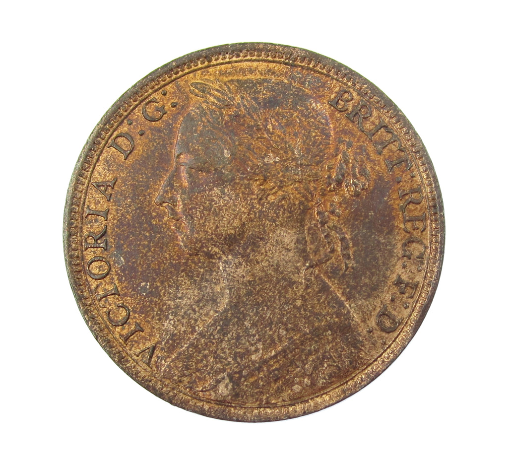 Victoria 1892 Penny - GEF – Coopers Coins