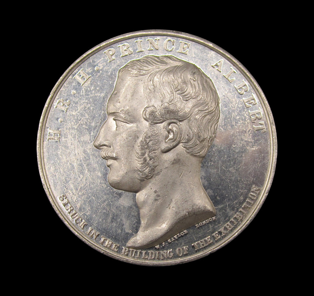 1851 Great Exhibition 38mm White Metal Medal - By Taylor – Coopers Coins