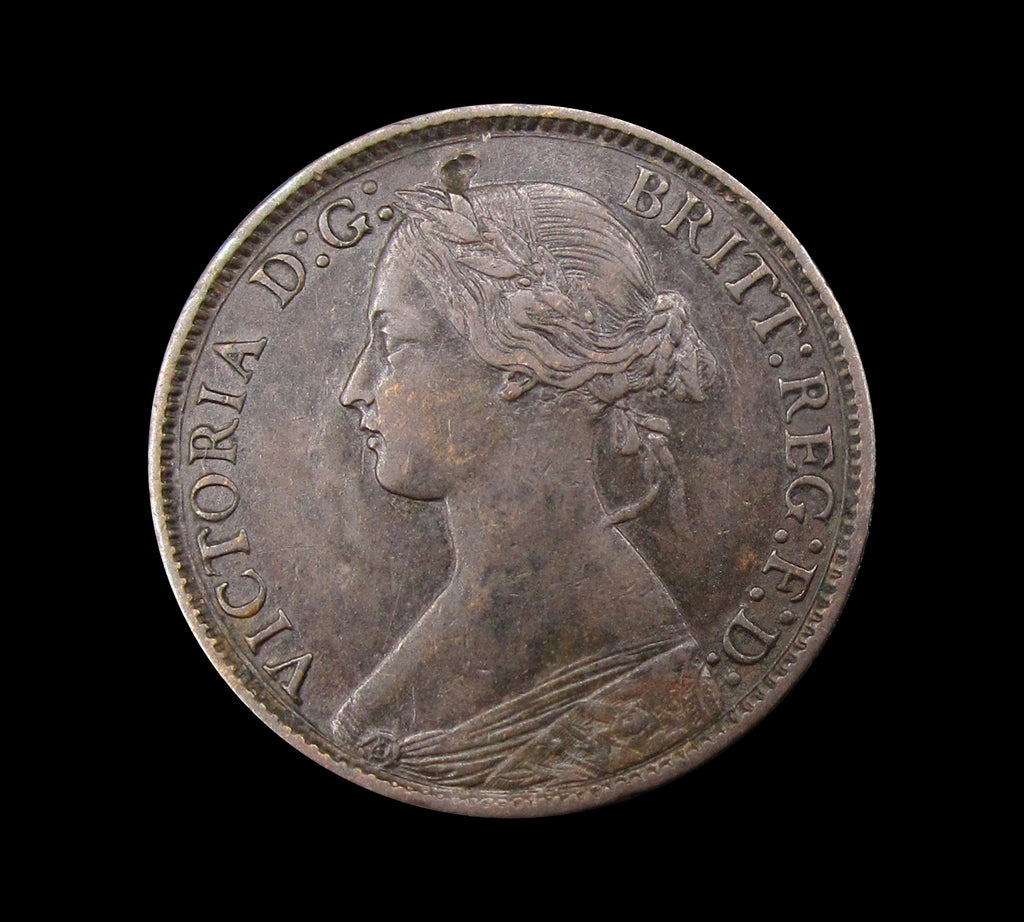 Victoria 1875 H Farthing - Freeman 530 - NVF – Coopers Coins