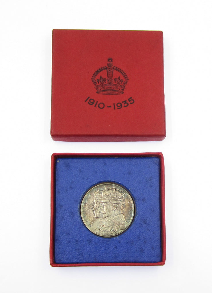 1935 George V Silver Jubilee Royal Mint 32mm Medal - Boxed – Coopers Coins