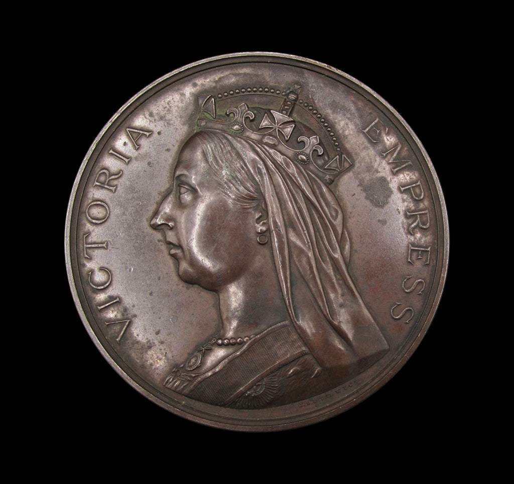 India 1883-84 Calcutta International Exhibition 76mm Medal - By Wyon ...