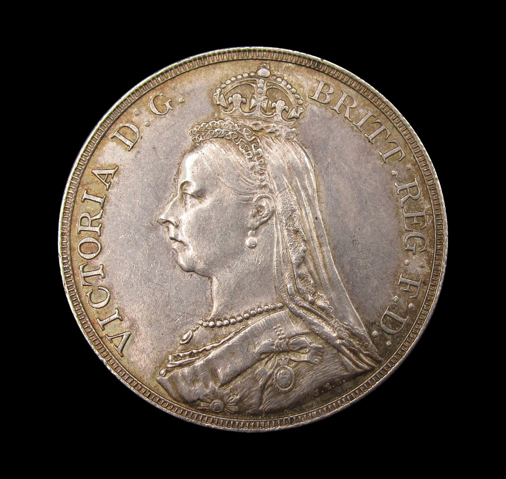 Victoria 1889 Crown - EF – Coopers Coins