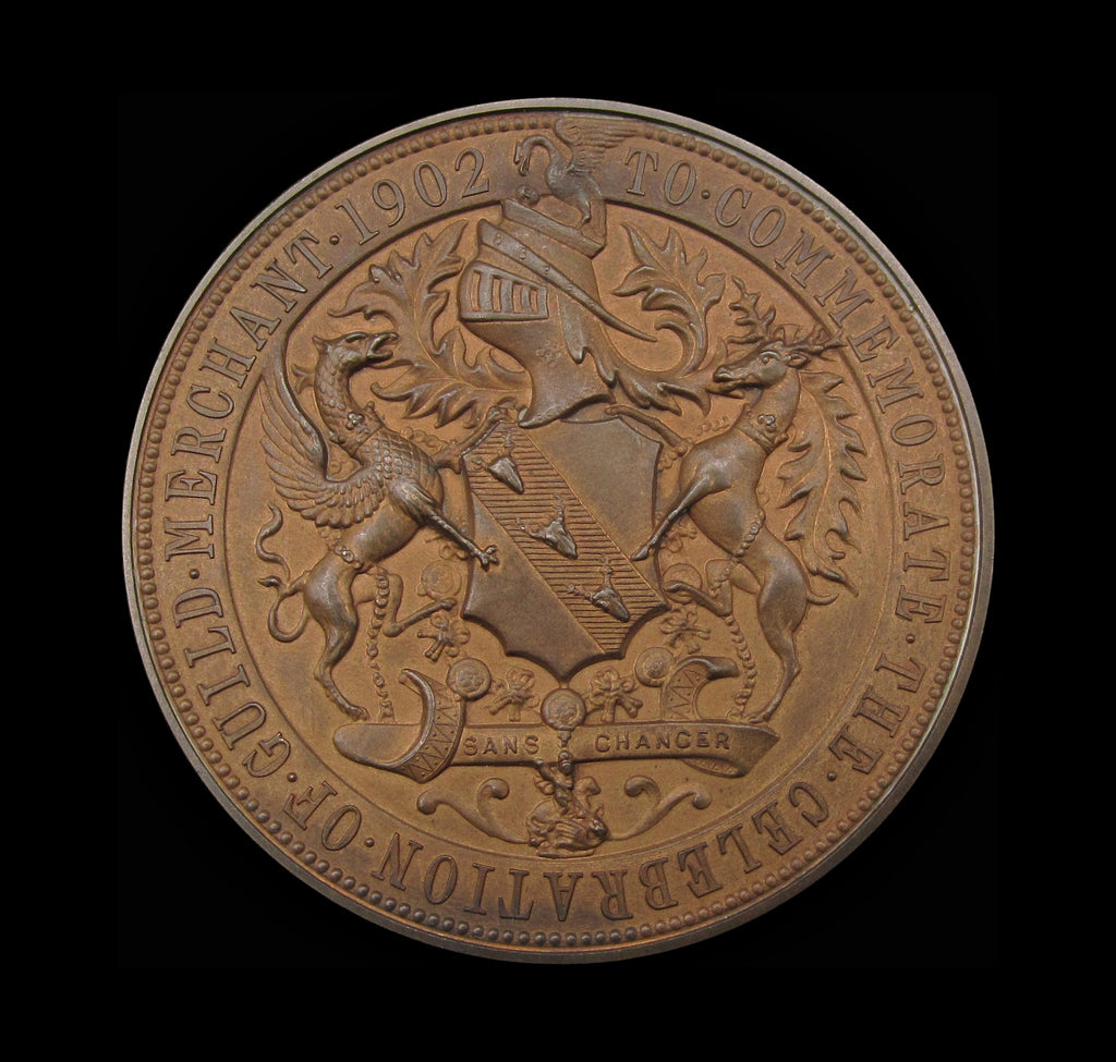 1902 Preston Guild 51mm Bronze Medal - By Bowcher – Coopers Coins