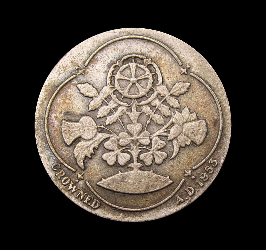1953 Elizabeth II Coronation 25mm Silver Medal - By Turner & Simpson ...