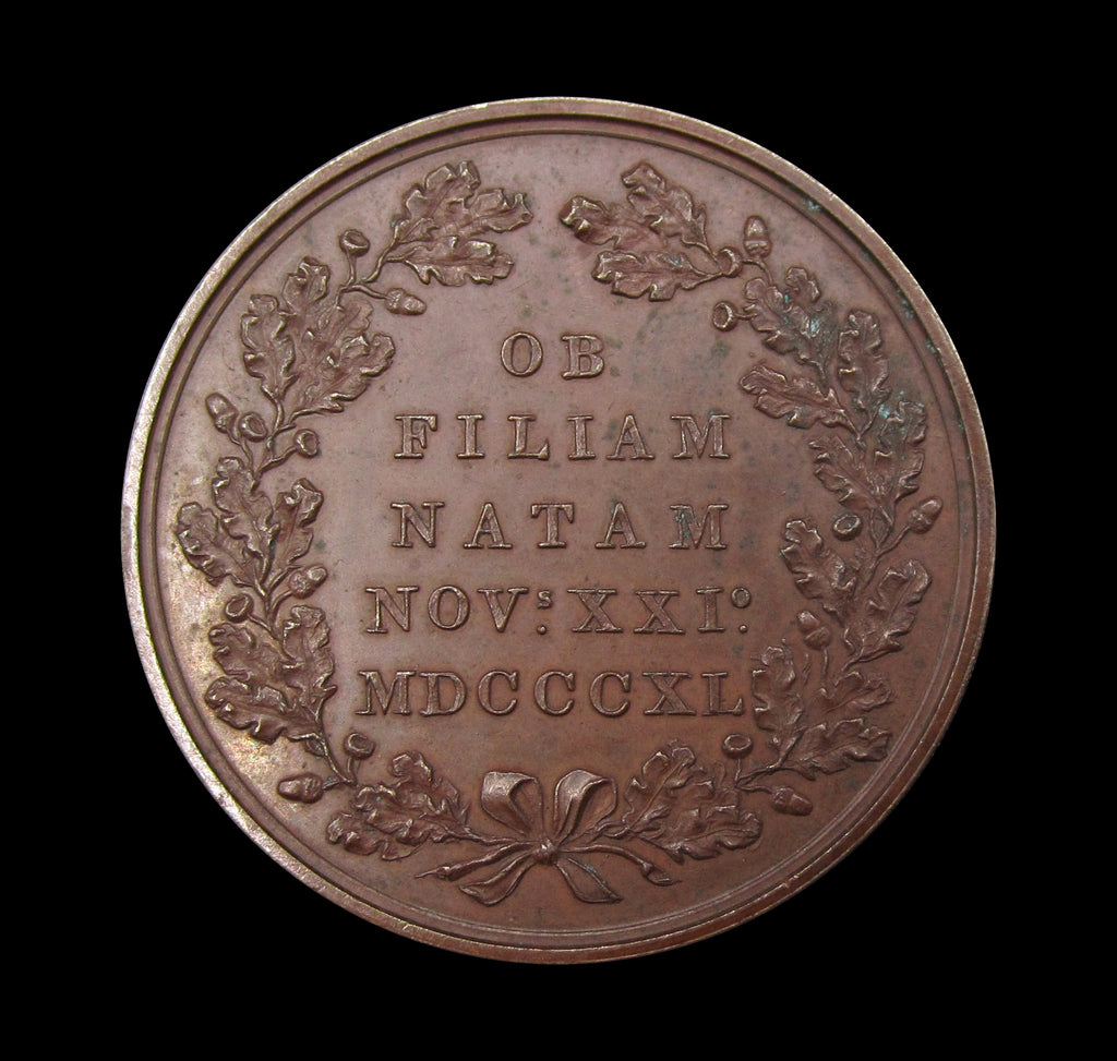 1840 Victoria Birth Of The Princess Royal 40mm Medal - By Stothard ...