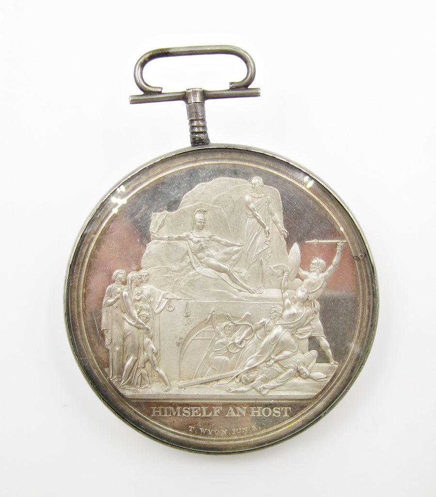 1813 Manchester Pitt Club 50mm Silver Medal - By Wyon – Coopers Coins