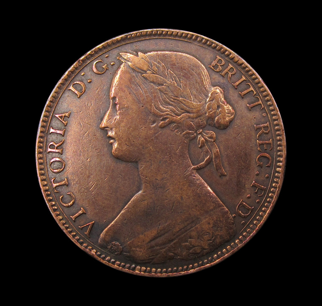 Victoria 1860 Penny TB/BB Mule - Freeman 9 – Coopers Coins