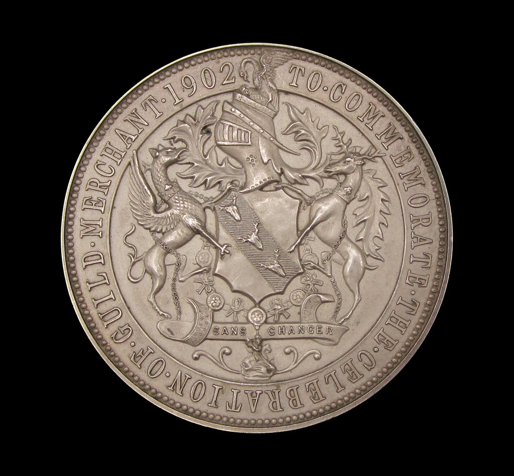 1902 Preston Guild 51mm Silver Medal - By Bowcher – Coopers Coins