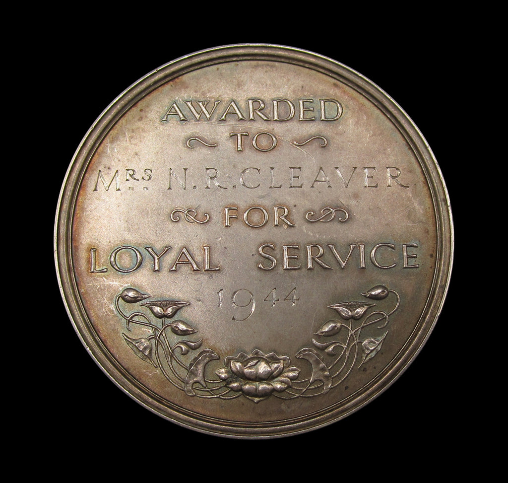 India 1944 Governor Of Bengal 57mm Silver Medal For Loyal Service ...