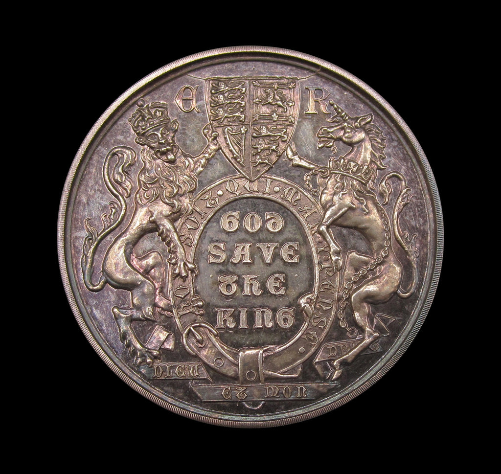 1901 Accession Of Edward VII 39mm Silver Medal - By Moore – Coopers Coins