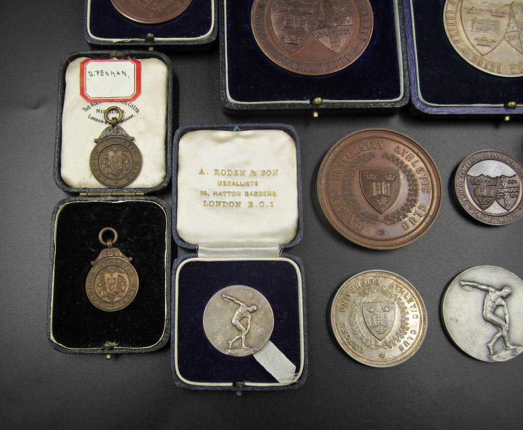 1933-1939 Set of 7 Medals For High Jump inc Oxford University – Coopers ...