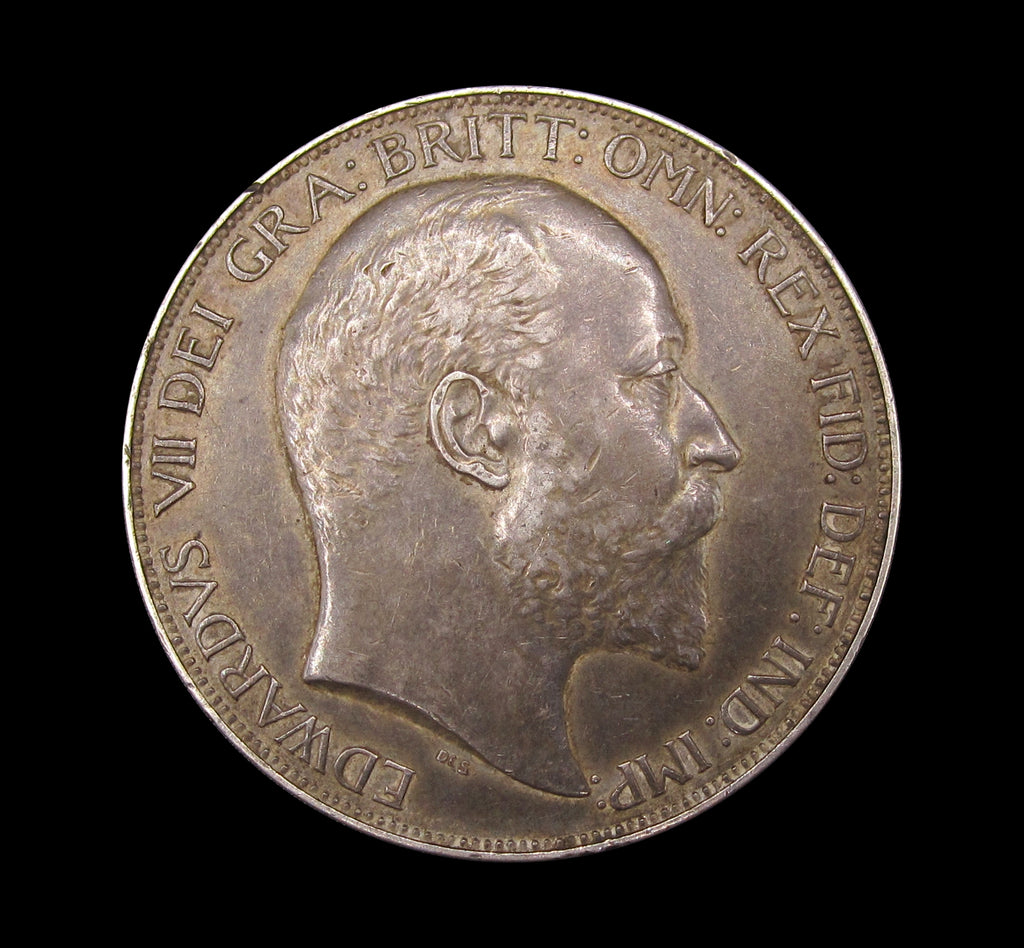 Edward VII 1902 Crown - GVF – Coopers Coins