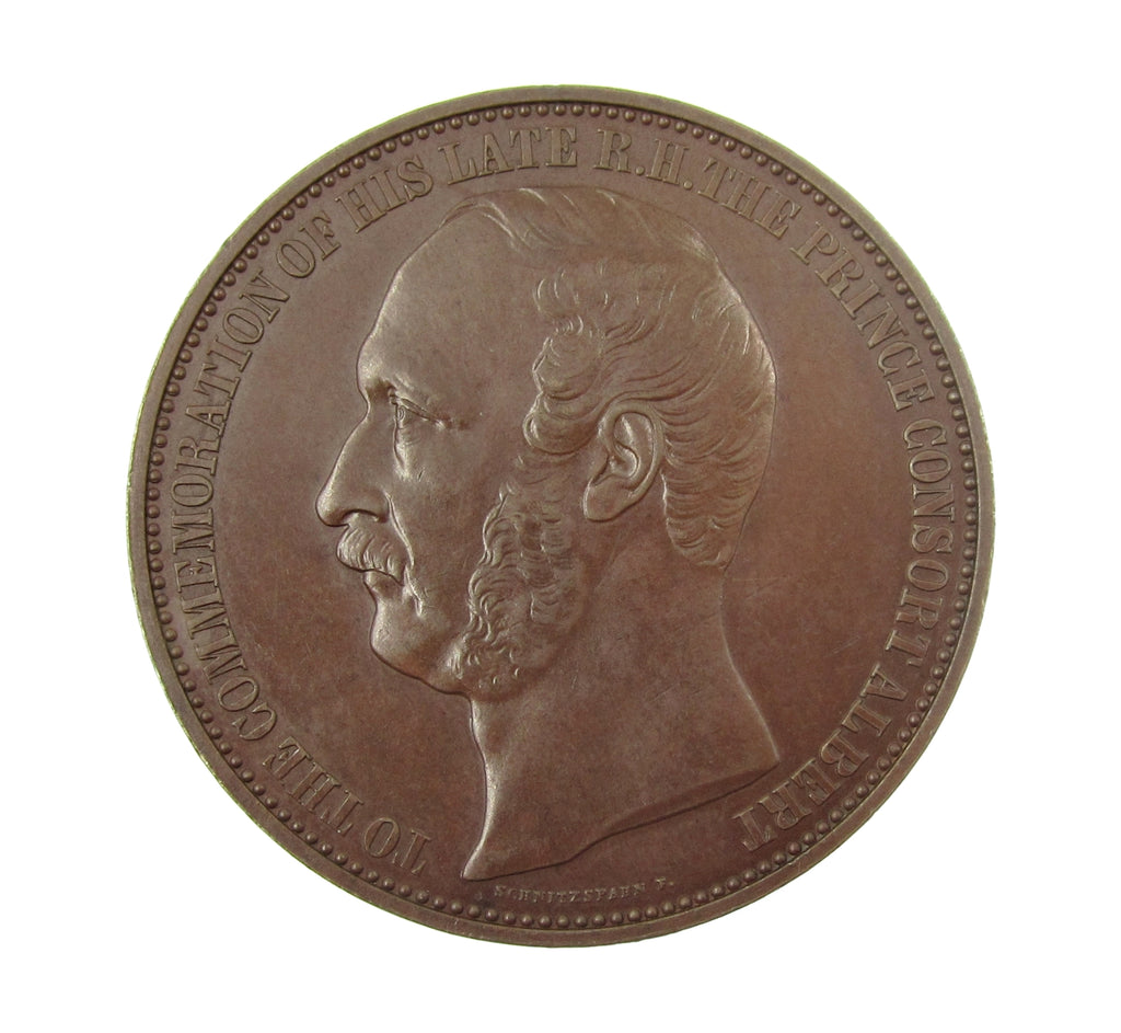 1862 International Exhibition Prince Albert 41mm Bronze Medal - By Wie ...
