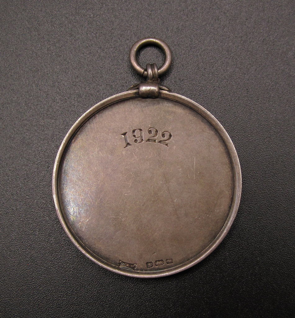 1922 Royal Marines Rifle Association 39mm Silver Medal – Coopers Coins