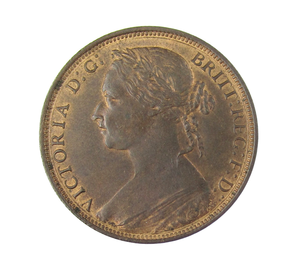 Victoria 1881 H Penny - Freeman 108 - GEF – Coopers Coins