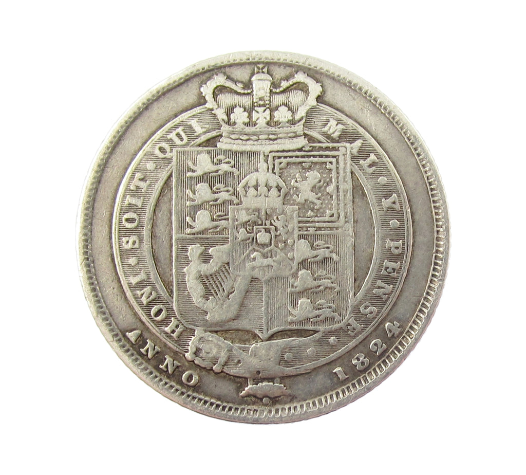 George IV 1824 Shilling - Good Fine – Coopers Coins