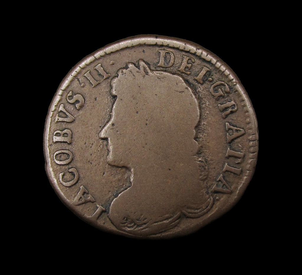 Ireland James II 1691 Limerick Halfpenny - Fine – Coopers Coins