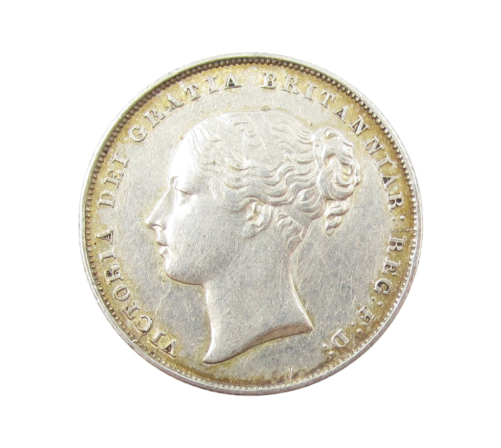 Victoria 1857 Shilling - GVF – Coopers Coins