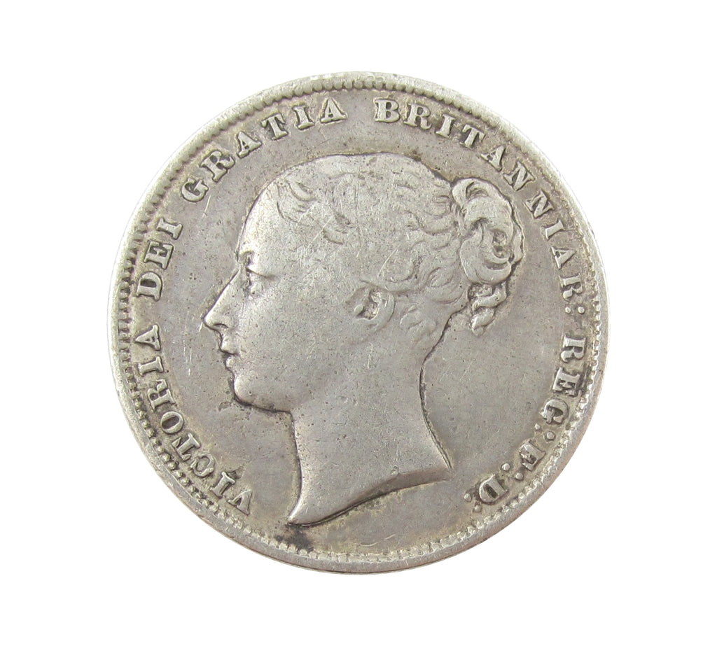 Victoria 1862 Shilling - NVF – Coopers Coins