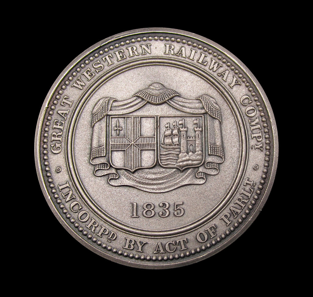 1975 Great Western Railway Company City of Truro 45mm Silver Medal ...