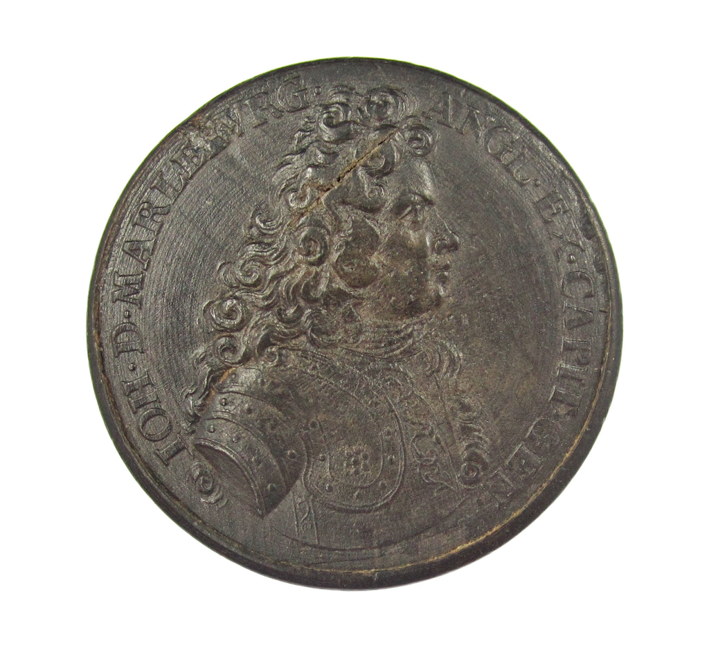 c.1704 Queen Anne & Duke Of Marlborough Wooden Draughtsman Piece ...