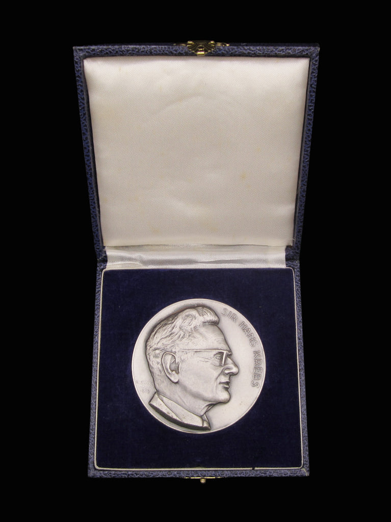1980 Federation of European Biochemical Societies Hans Krebs 71mm Silv ...