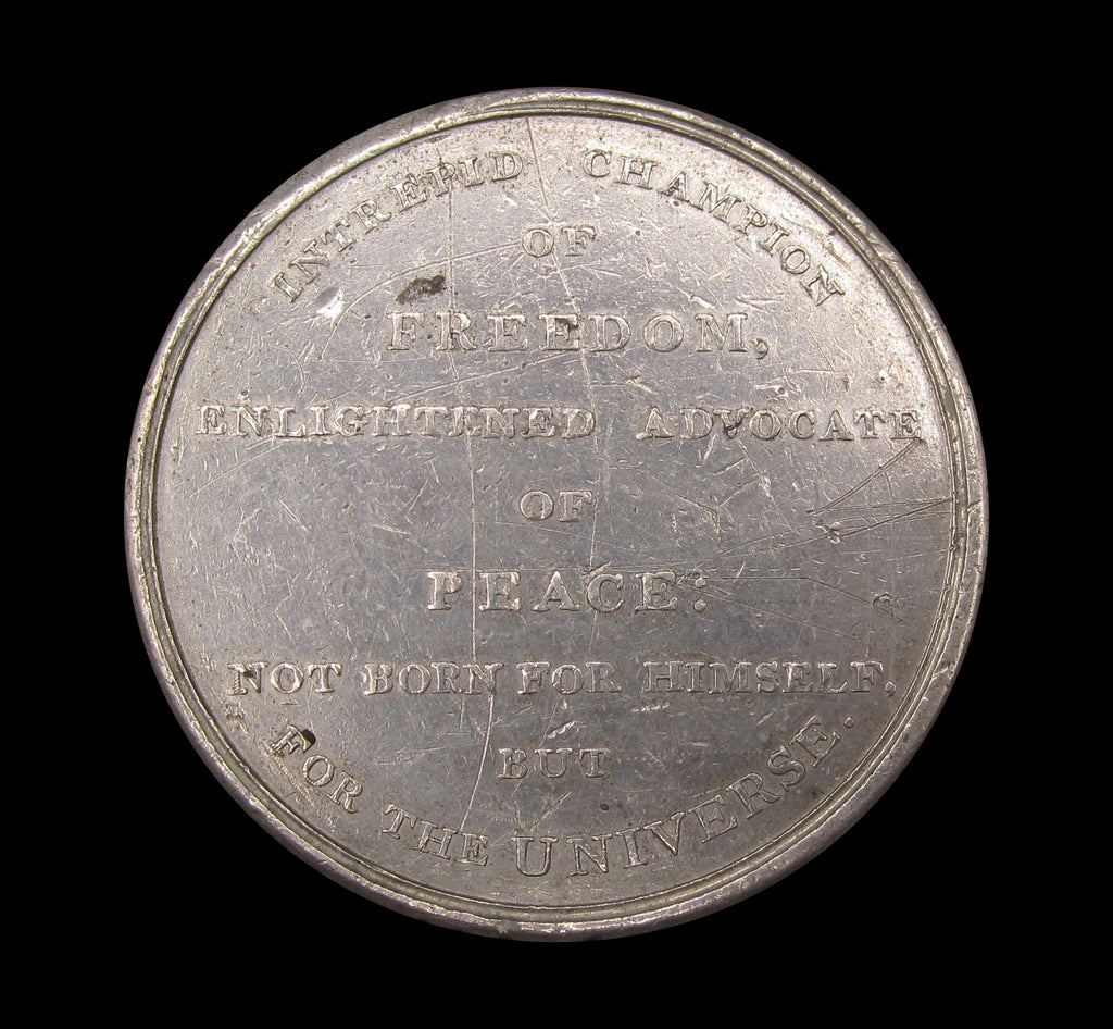 1806 Death Of Charles James Fox 53mm Medal - By Wyon – Coopers Coins