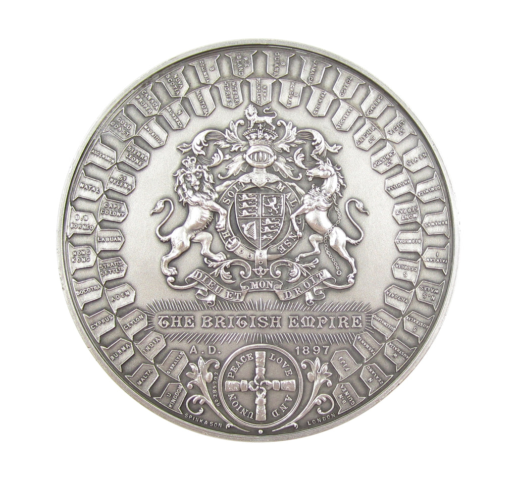 1897 Victoria Diamond Jubilee 76mm British Empire Medal - By Bowcher ...