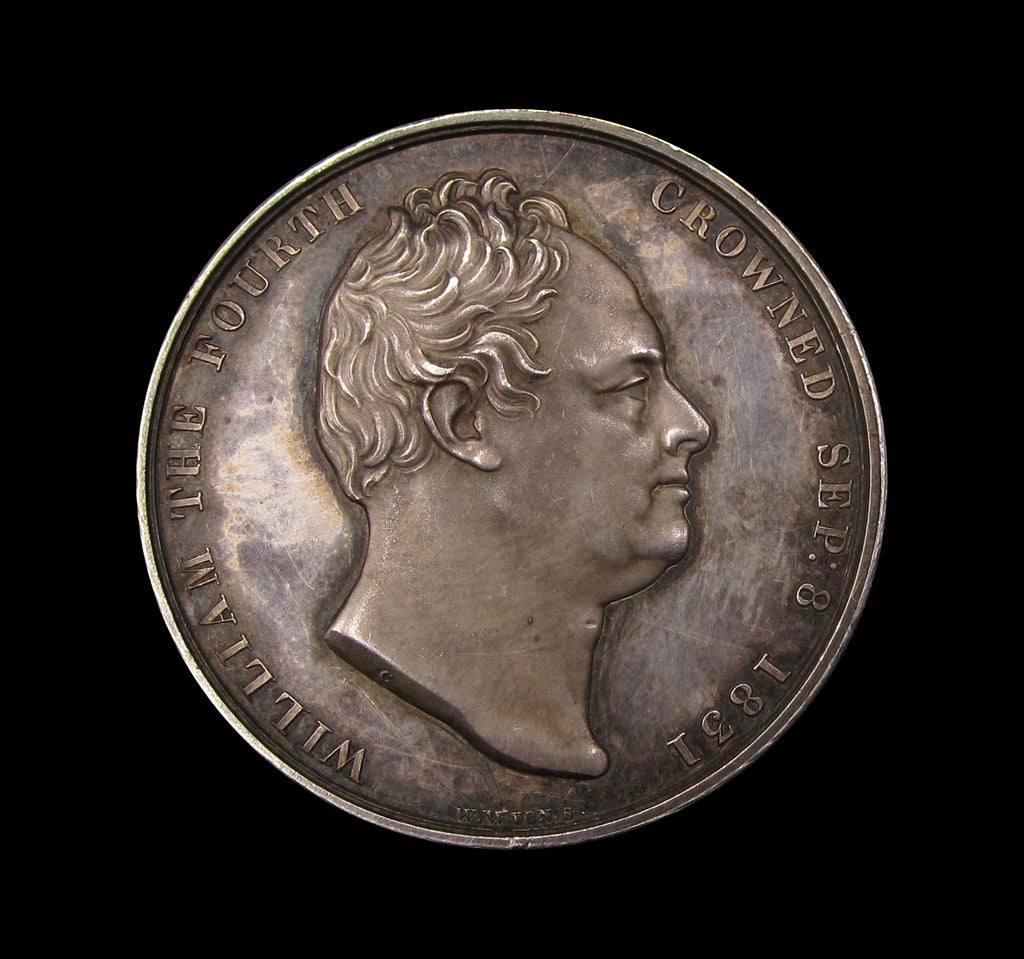 1831 Coronation Of William IV 33mm Silver Cased Medal - By Wyon ...