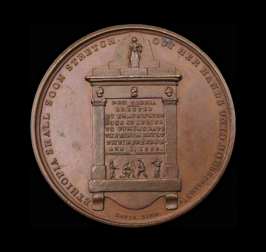 1838 Abolition of Slavery William Knibb Jamaica 41mm Bronze Medal - By ...
