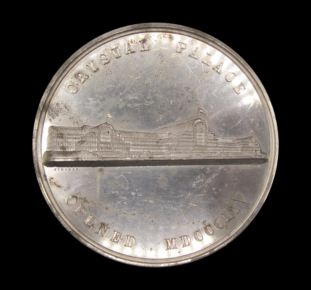 1854 Crystal Palace 64mm Medal - Struck In Exhibition – Coopers Coins