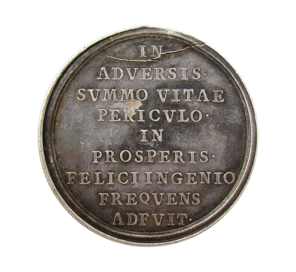 1681 Sir Samuel Morland 33mm Silver Medal - By Roettier – Coopers Coins