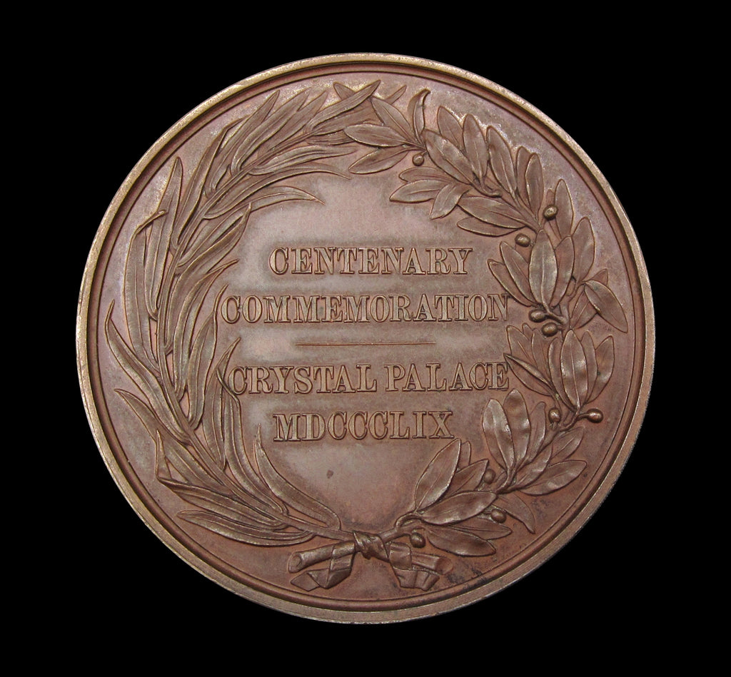 1859 Handel Centenary Festival Crystal Palace 51mm Stewards Medal ...