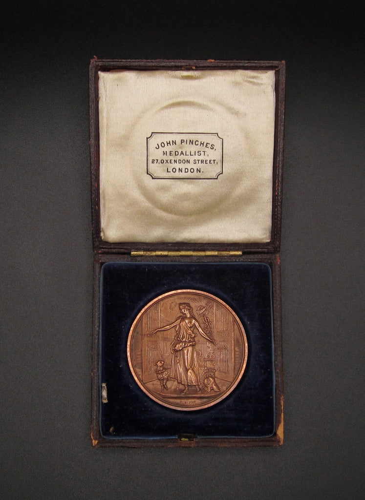 1890 Crystal Palace Photographic Exhibition 41mm Medal - By Pinches ...