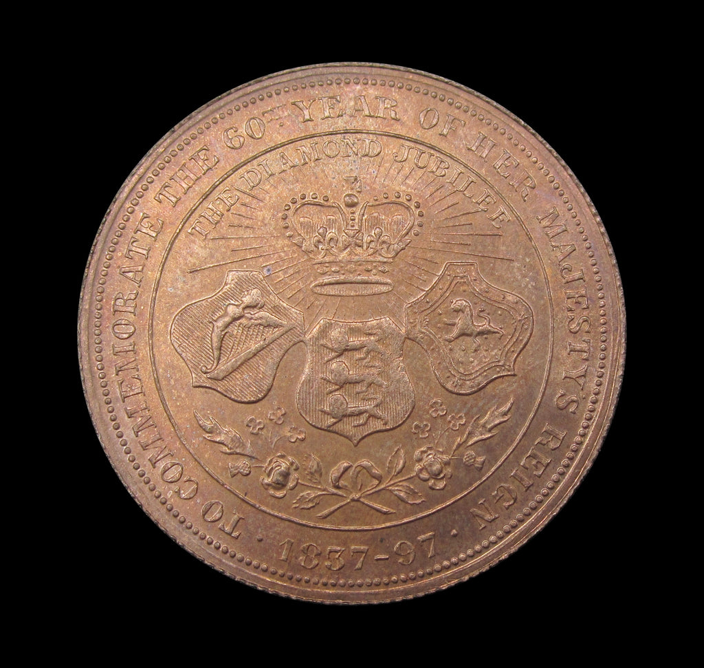 1897 Four Generations Of The Royal Family 33mm Medal – Coopers Coins