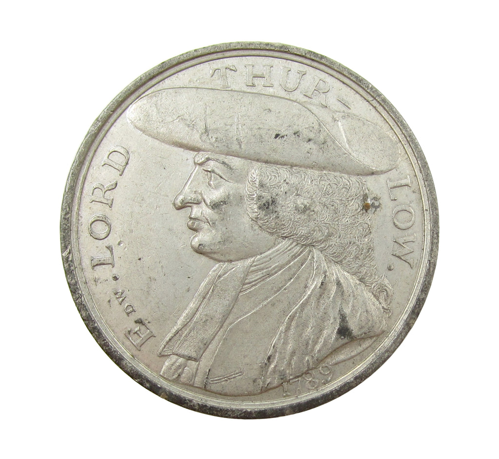 1789 William Pitt & Edward Thurlow 33mm Penny Token – Coopers Coins