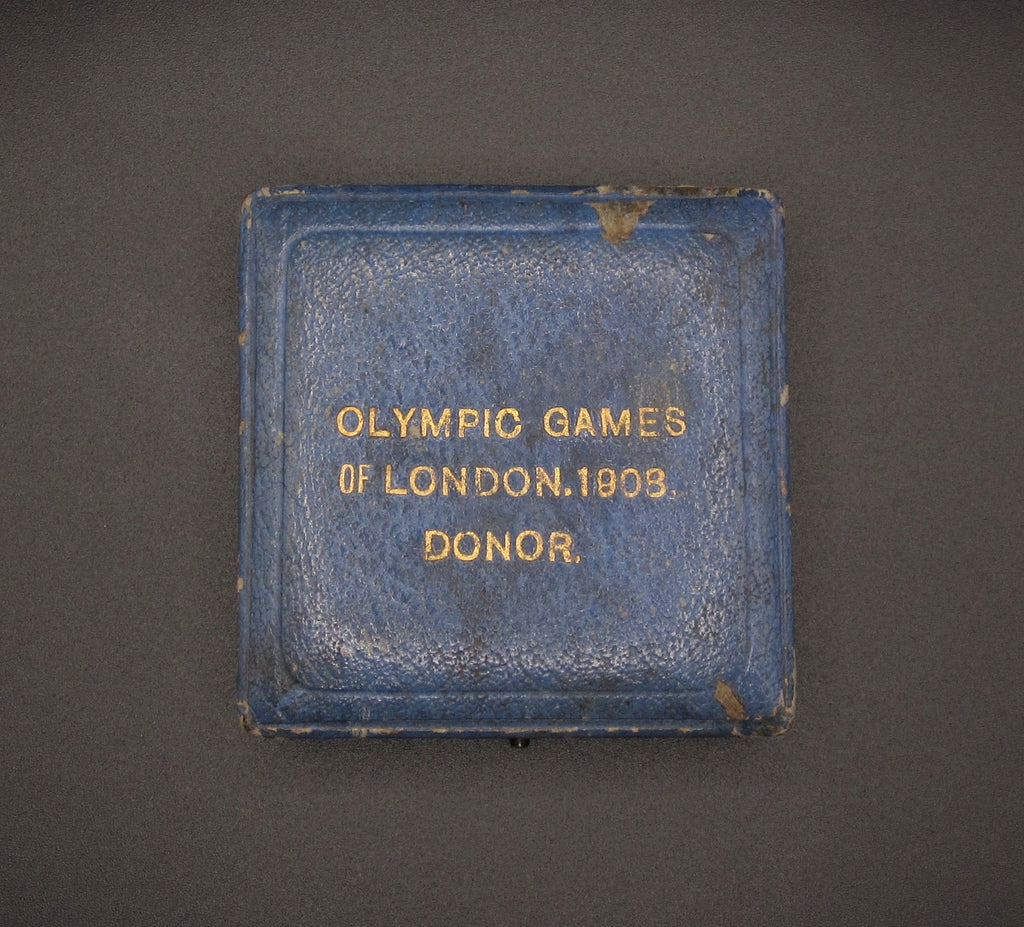 1908 London Olympic Games 50mm Silvered 'Donor' Medal - By Mackennal ...