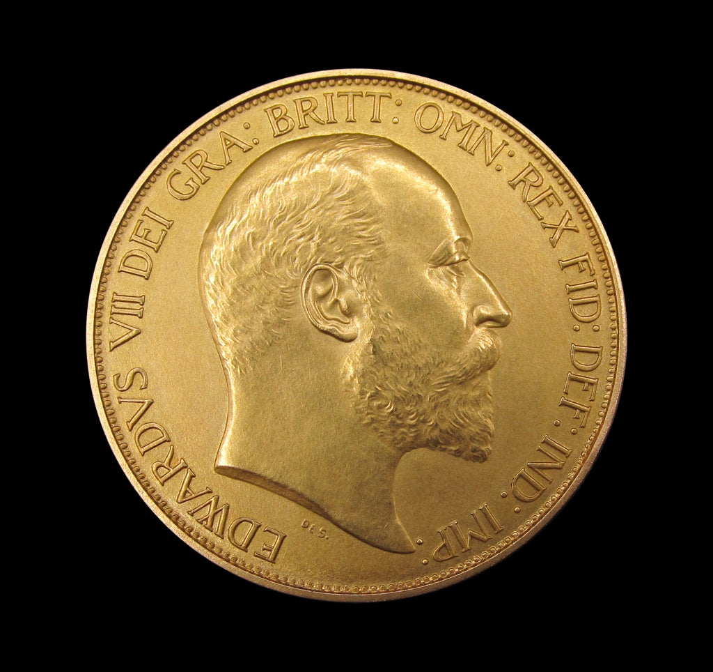 Edward VII 1902 Matt Proof Five Pound - nFDC – Coopers Coins