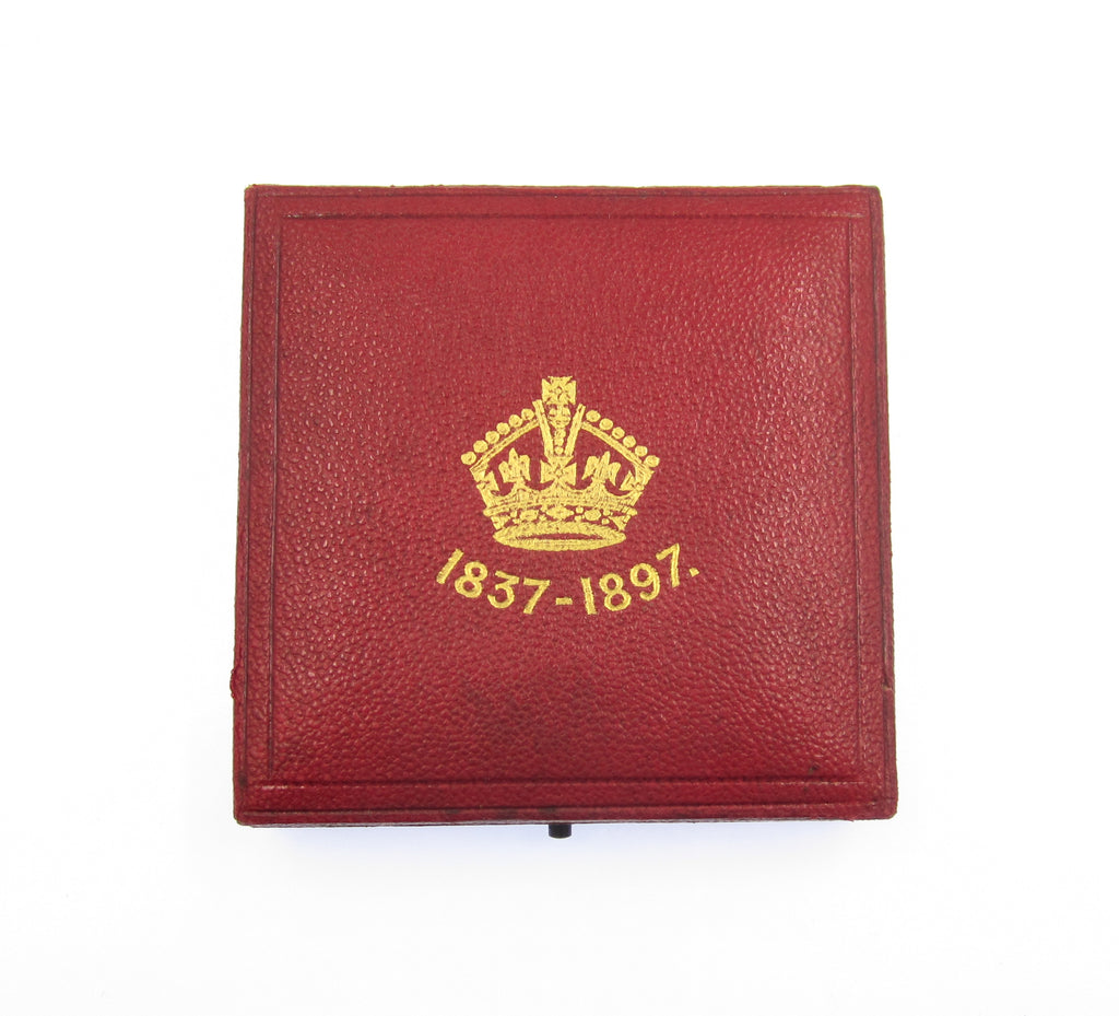 1897 Victoria Diamond Jubilee 56mm Silver Medal - Cased – Coopers Coins