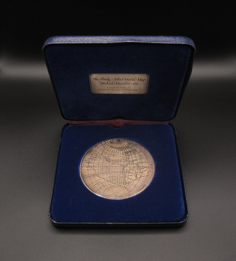 1977 Sir Francis Drake's Voyage 400th Anniversary 69mm Silver Medal ...
