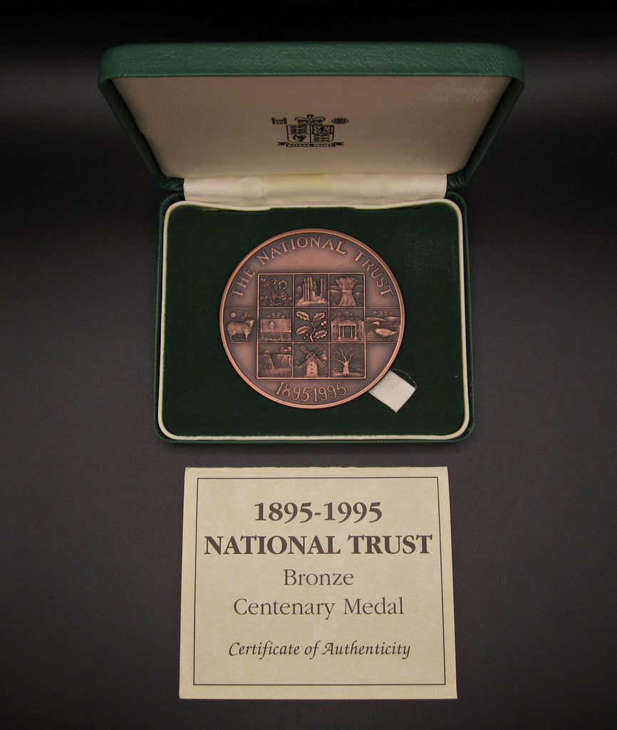 1995 RM National Trust Centenary 63mm Bronze Medal – Coopers Coins