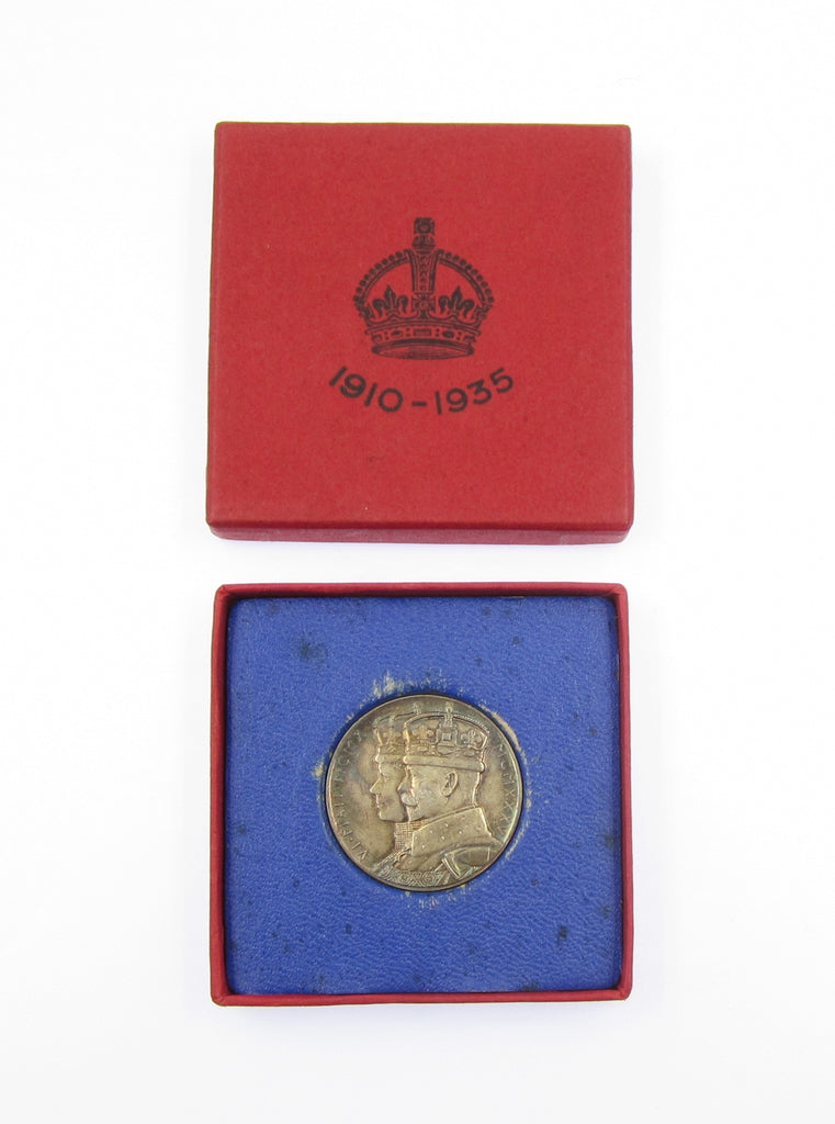 1935 George V Silver Jubilee Royal Mint 32mm Medal - Boxed – Coopers Coins